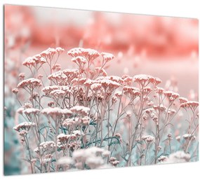 Skleněný obraz - Luční květy (70x50 cm)