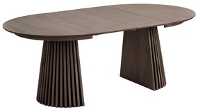 Kulatý rozkládací jídelní stůl s deskou v dubovém dekoru ø 120 cm Osaka – House Nordic