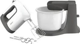 Tefal Prep'Mix+ HT464138 s mísou / Ruční šlehač / 500 W / 5 rychlostí