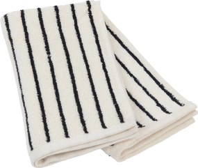XXXLutz SADA RUČNÍKŮ PRO HOSTY, 30/50 cm, černá, ecru Dieter Knoll - Sady ručníků - 006792015803
