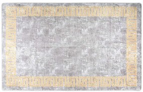 Koberec pratelný 160 x 230 cm šedý 337937