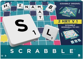 MATTEL HRA Scrabble originál 2v1 CZ *SPOLEČENSKÉ HRY* 25hxw05