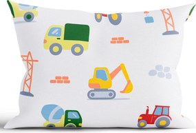MK Lůžkoviny Bavlněný povlak na polštář Renforcé 50 x 70 cm - Auta