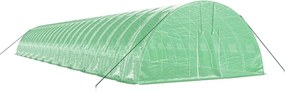 Skleník s ocelovým rámem zelený 144 m² 24 x 6 x 2,85 m 3188115