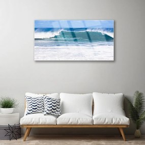 Obraz na skle Moře Vlna Voda Oceán 125x50 cm