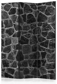 Paraván Black Stones Dekorhome 135x172 cm (3-dílný)