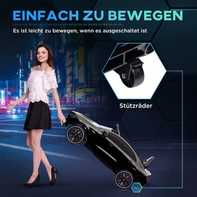 AIYAPLAY dětské elektrické autíčko 12V dětské autíčko s dálkovým ovládáním, hudba, elektrické vozidlo se světlem, připojení USB/MP3, funkce zpětného …