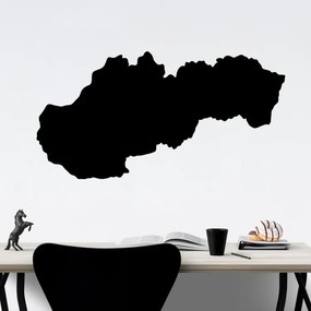 Mapa Slovensko - vinylová samolepka na zeď 100x51cm