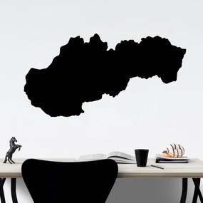 Mapa Slovensko - vinylová samolepka na zeď 192x100cm