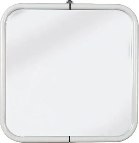 Aqualine White Line - Zrcadlo 44x44 cm, bílá 8000