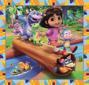 CLEMENTONI Puzzle Dora průzkumnice / 3x48 dílků / od 5 let