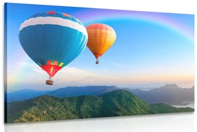 Obraz dobrodružné balóny - 90x60 cm