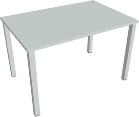 Kancelářský pracovní stůl Hobis US 1200, deskaakát, bílá RAL 9016