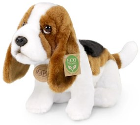 Rappa Plyšový basset 32 cm ECO-FRIENDLY