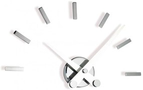 Designové nástěnné hodiny Nomon Puntos Suspensivos 12i white 50cm