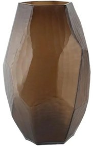 OnaDnes -20% Hnědá skleněná váza Richmond Sadie 33 x 20,5 cm