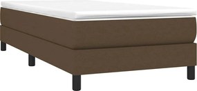 Rám postele s boxspringem tmavě hnědá 80 x 200 cm textil 3120471