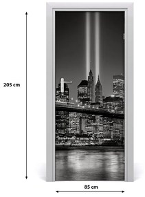 Fototapeta samolepící dveře Manhattan New York 85x205 cm