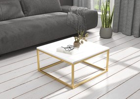 ADRK Furniture Konferenční stolek BELTEN 65x65 CT-BEL-G-W