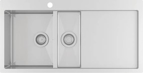 Aquastone ELEGANT 210-40/P nerez kartáčovaný 1,2 mm