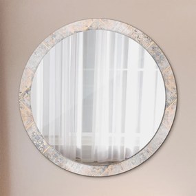 Kulaté dekorativní zrcadlo Shabby mozaika fi 100 cm