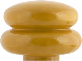 Okrově žlutá skleněná stolní lampa (výška 24 cm) Incesante – Leitmotiv