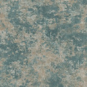 Zeleno-hnědá vliesová tapeta beton EE1204, Elementum, Grandeco