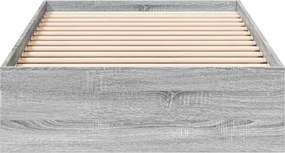 Rám postele se zásuvkami šedý sonoma 100 x 200 cm kompozit 3280676