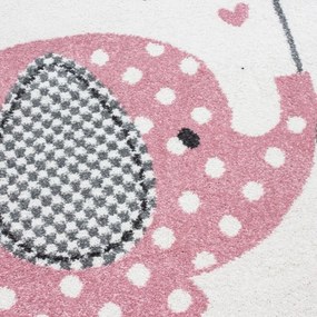 Ayyildiz koberce Dětský kusový koberec Kids 570 pink kruh ROZMĚR: 160x160 (průměr) kruh