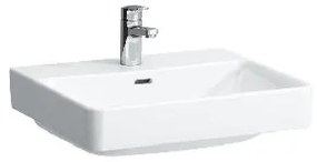 Laufen Pro S - Umyvadlo, 55x47 cm, 3 otvory pro baterii, s LCC, bílá H8109624001081