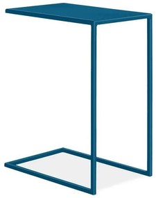Modrý odkládací stolek ve tvaru C Layer