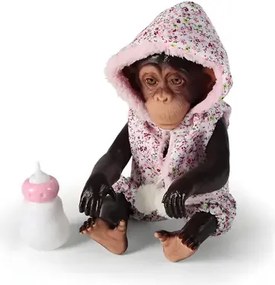 RAPPA Opička Kimi miminko s celovinylovým tělem 32 cm / od 3 let