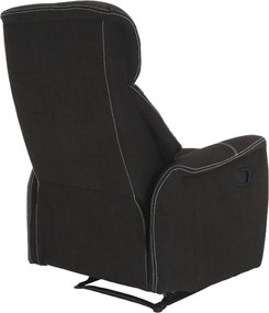 Relaxační křeslo, látka, KOMFY