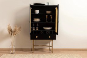 Kalune design Příborník CLIFF černý