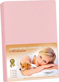 Bellatex Jersey LUX Růžová 180x200 cm