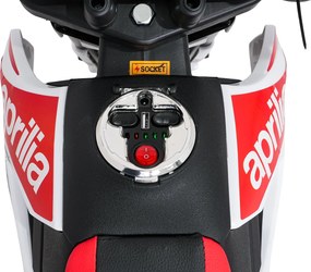 Ramiz Dětská motorka Aprilia RX bílá