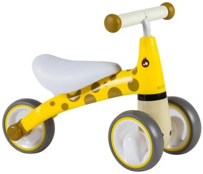 EcoToys Dětské odrážedlo Žirafa MINI - žluté, LB1603