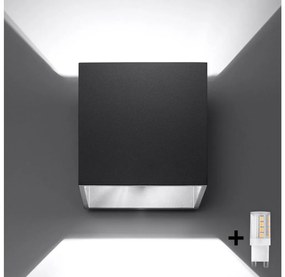 Brilagi Brilagi -  LED Nástěnné svítidlo MURO 1xG9/4W/230V černá BG0561