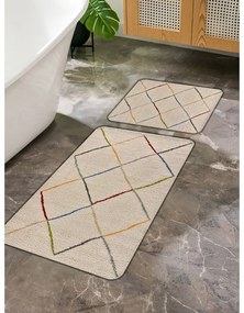 Béžové koupelnové předložky v sadě 2 ks 60x100 cm – Mila Home