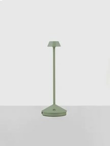 Venkovní stolní lampa Lumo zelená