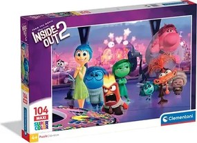 CLEMENTONI Puzzle V hlavě: Parta MAXI / 104 dílků / 62 × 42 cm