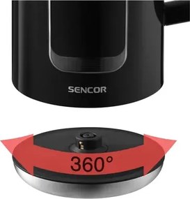 SENCOR SWK 0951BK černá / Rychlovarná konvice / 2200W / 1.7L