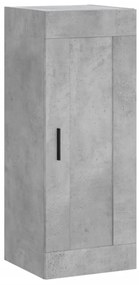 Skříň highboard betonově šedá 34,5x34x180 cm kompozitní dřevo,  3200149