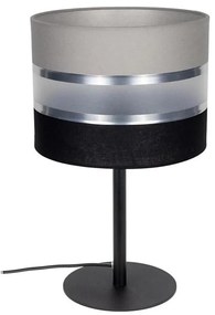 Stolní lampa CORAL 1xE27/60W/230V černá/šedá