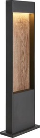 LA 1002957 FLATT POLE 65 Outdoor, stojací LED svítidlo, 3000K, IP65, antracitové/hnědé - BIG WHITE (SLV)