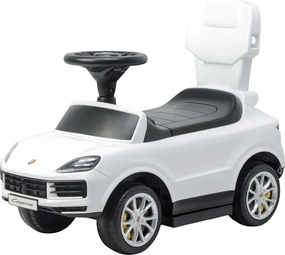 Dětské odrážedlo s vodící tyčí Milly Mally Porsche Cayenne white