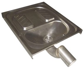 Sanela - Nášlapné nerezové WC SLWN 07