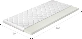 Topper T30 120x200 Hypoalergenní potah