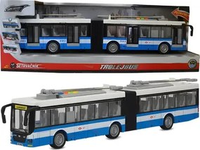 SPARKYS CITY SERVICE CAR Kloubový trolejbus 1:16 modro-bílý / Plast /