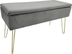 XXXLutz TRUHLOVÁ LAVICE, textil, 75/42/30 cm Echtwerk - Taburety - 003504021904